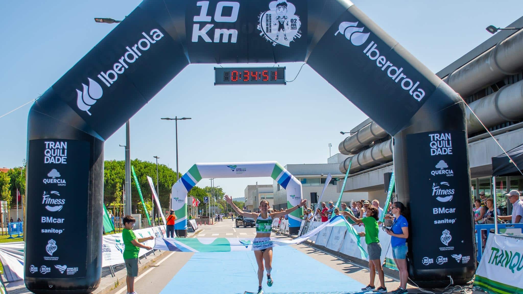Catarina Ribeiro e Ricardo Dias vencem 10 km de Viana - Atletismo