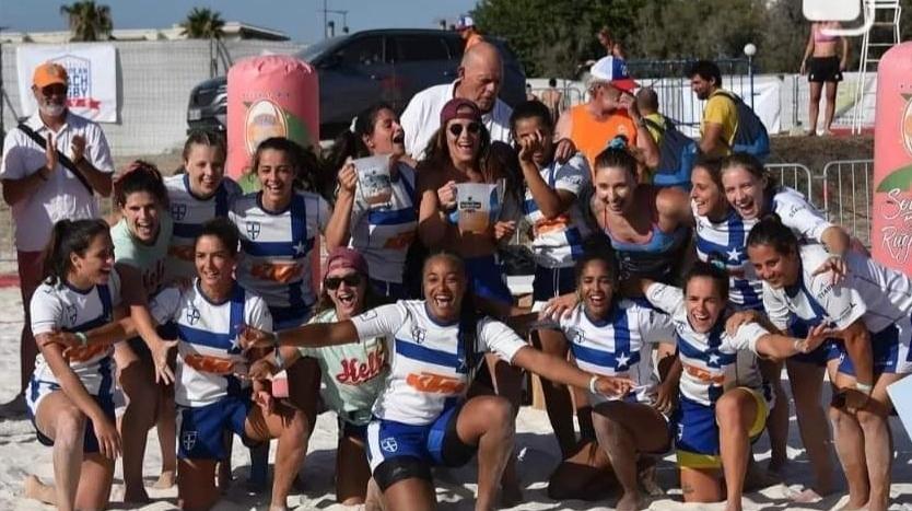 Femininas do Sport Club Porto campeãs europeias de praia - Rugby