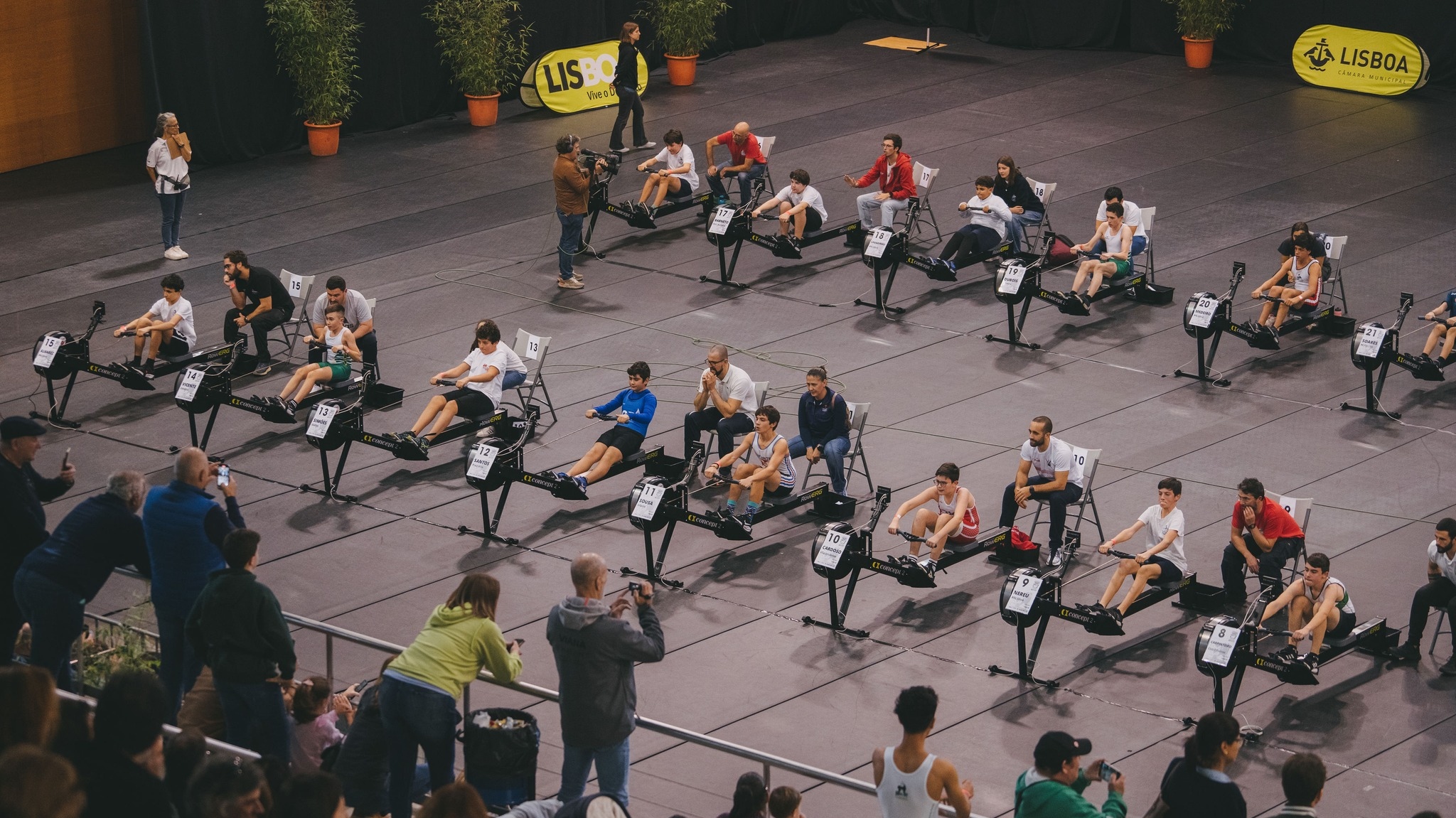 Bruna e André campeões nacionais Indoor em Lisboa - Remo